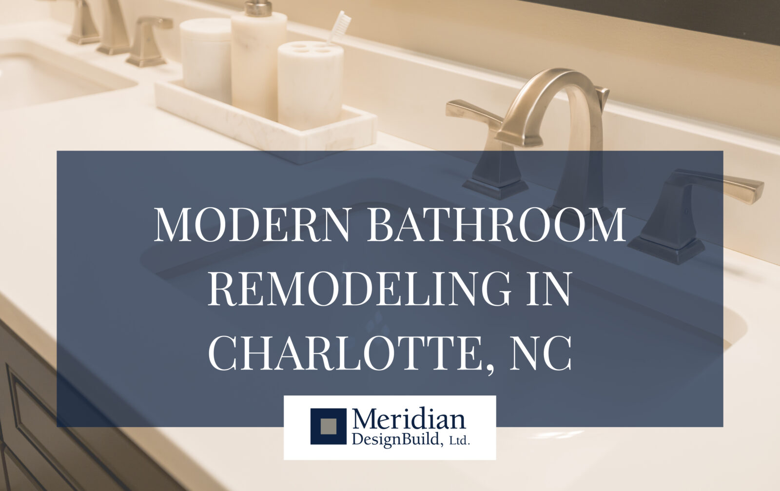 Modern Bathroom Remodel in Charlotte | Meridian DesignBuild